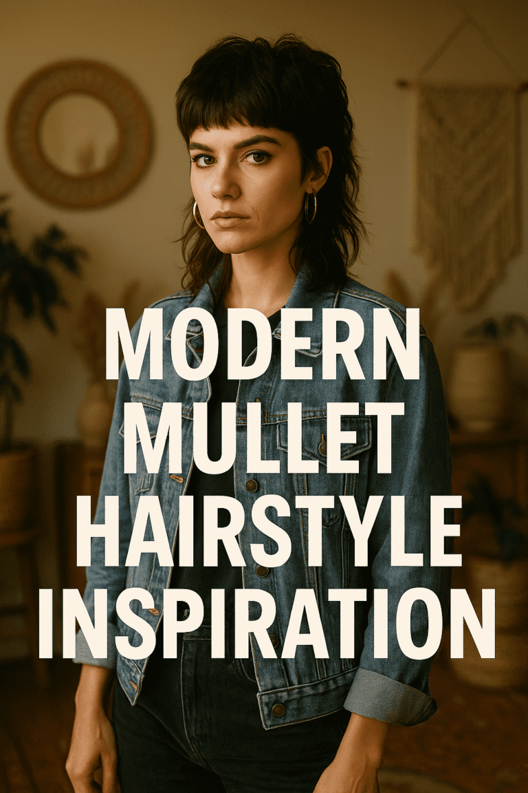 Modern Mullet Hairstyle Inspiration: Bold Cuts for Bold Personalities ...